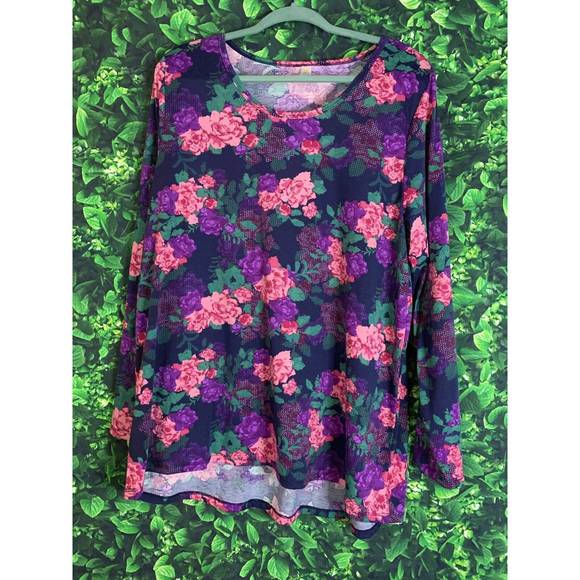 LuLaRoe | Tops | New Lularoe Lynnae Long Sleeve Top In Cobalt Blue ...